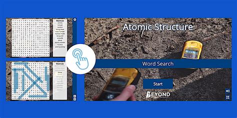 Atomic Structure Combined Science Interactive Word Search