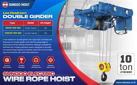 Jual Sungdo Electric Wire Rope Hoist Jual Sungdo Electric Wire Rope