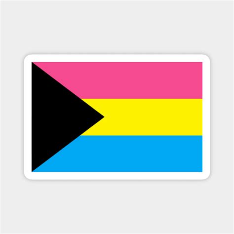 Demi Pansexual Pride Flag Demisexual Magnet Teepublic
