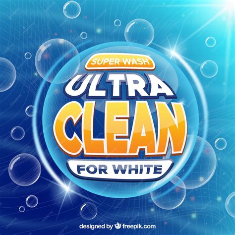 Premium Vector Detergent Bubbles Background