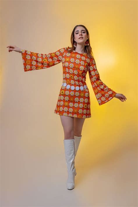 Vestidos De Los 70s Vestido De Los 60s Vestidos De Los 80 Moda