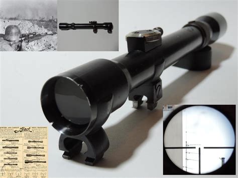 Rare Historical A Jackenkroll Berlin Ajack 4x42 Ww2 German Sniper Rifle