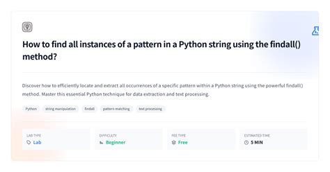 how to find all instances of a pattern in a python string using the