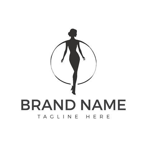 Plantilla De Diseño De Logotipo De Tienda De Ropa Mínima Vector Premium