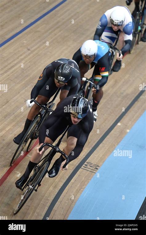 Sam Dakin Of New Zealand In The Mens Keirin Cycling At The 2022