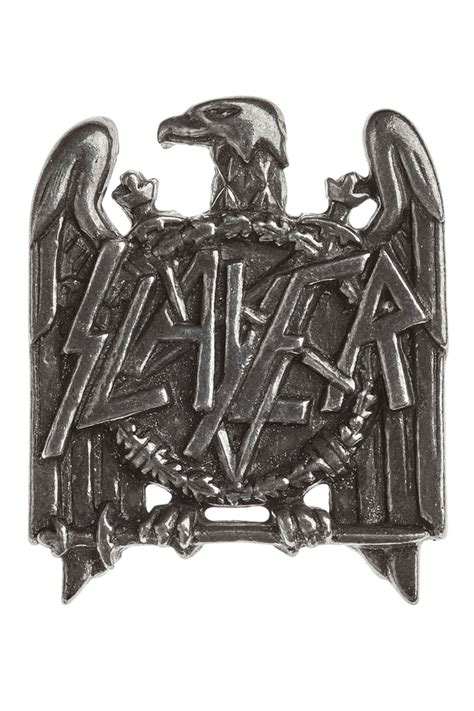 Slayer Eagle Logo Metal Pin Badge For Rock Fan