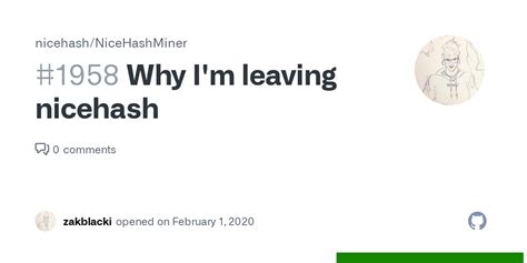 why i m leaving nicehash · issue 1958 · nicehash nicehashminer · github