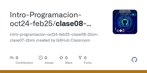 GitHub Intro Programacion Oct Feb Clase Bim Jhordycamacas Intro Programacion Oct