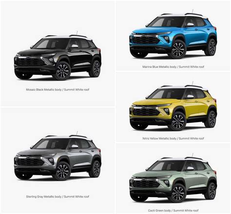 Chevy Blazer 2021 Colors
