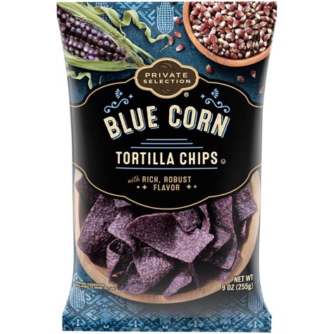 Private Selection™ Blue Corn Tortilla Chips 9 Oz Kroger