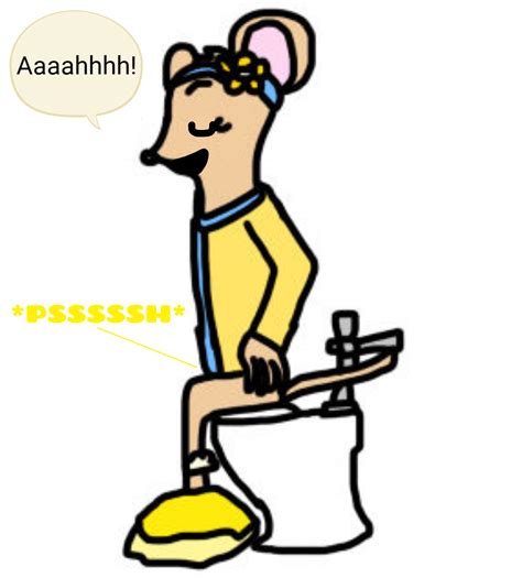 Angelina Ballerina Gracie Peeing On The Toilet By Joshuaspine On