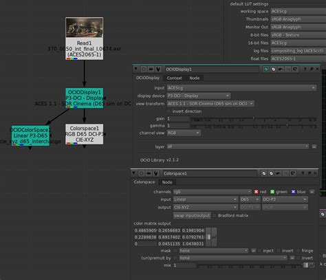 Ocio Config For Aces 13 Using View Transform As Input Transform