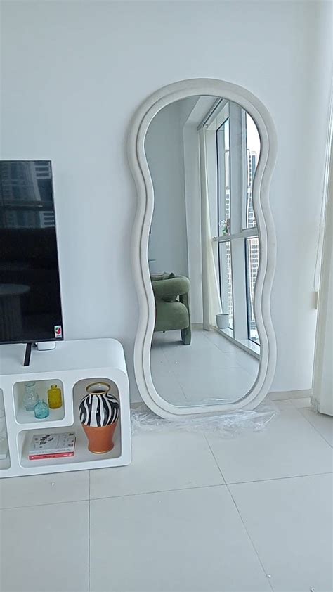 Curvy Squiggle Full Length Mirror Shaghaf Home