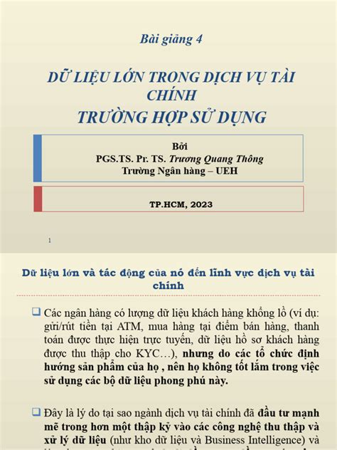 Lecture 4 Big Data Case Use Pdf