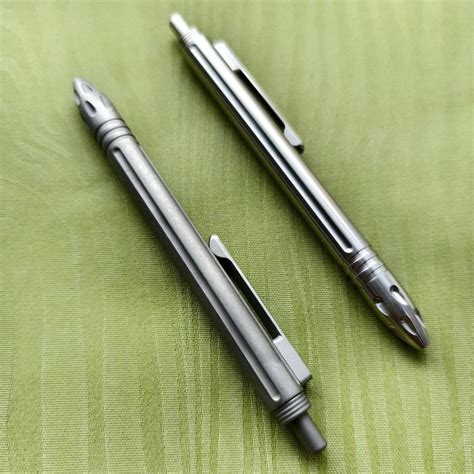 Edc Titanium Alloy Pen With Collection Writing Multi Functional Portable Outdoor Edc Tools In