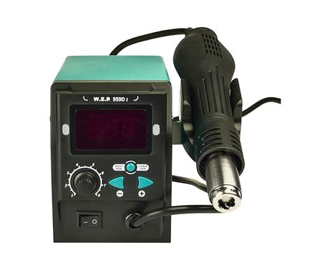 Паяльная станция WEP 959D-I термофен для пайки SMD, BGA, QFP, метал ...
