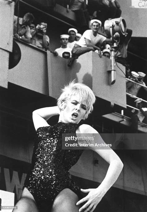 Off The Coast Of Vietnam Actress Joey Heatherton Entertains The