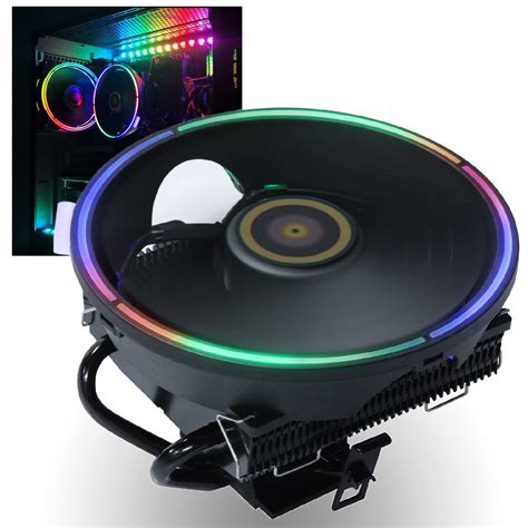 Ds 120mm Cpu Cooler For Pc Case Black Aluminum Extrusion