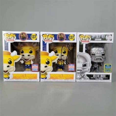 Funko Toys Iron Bob Moobys Mascot Unsigned Signed By Kevin Smith Funko Pop Set Of 3 Poshmark