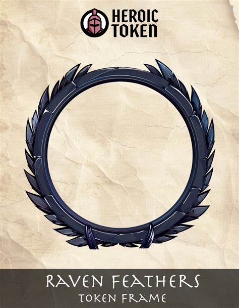 D D Token Border For Dungeons And Dragons Tabletop Rpg Roll20 Vtt