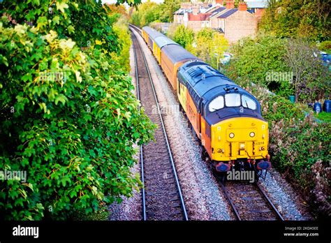 Class 37219 On Network Rail Test Train At Crighton Road Bridge York