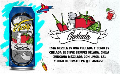 Cerveza Vicky Chelada 24 Latas De 473 Ml Su Aroma Saladito Te Da La