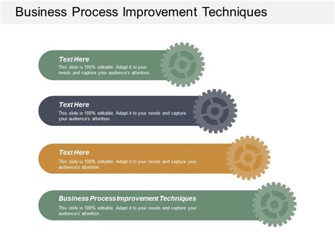 Business Process Improvement Techniques Ppt Powerpoint Presentation