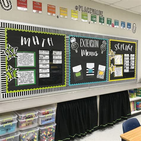 Black And White Striped Classroom Decor At Harvey Horton Blog