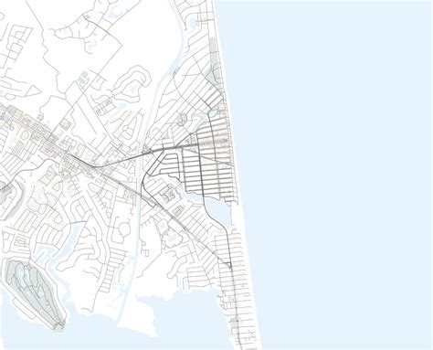 Rehoboth Beach Map Print Delaware Map Print Rehoboth Beach Poster Rehoboth Beach T