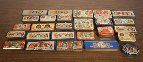 Lot Group Of British Coronation And Jubilee Sample Tins