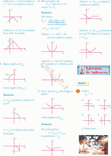 Ejercicios De Funciones Resueltos Guía Completa En Pdf