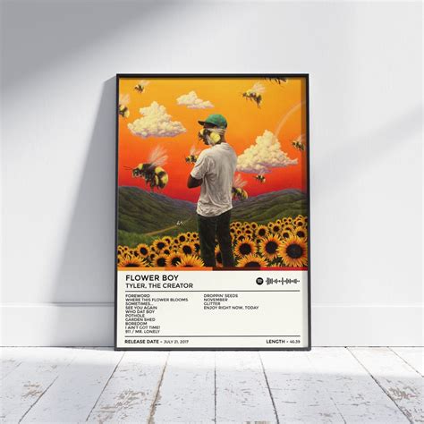 Tyler The Creator Flower Boy Album Cover Poster Sold By French Sku
