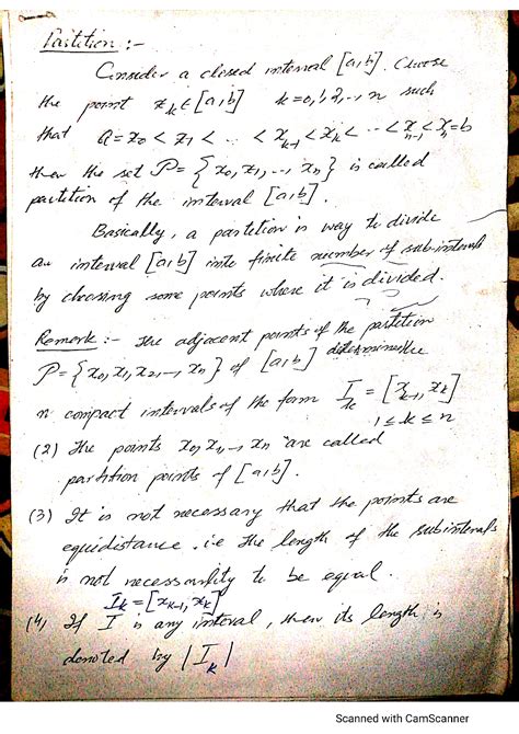 Solution Real Analysis Partition Studypool