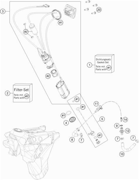 Husqvarna Fx 450 2017 Fuel Pump Supplied Next Day Uk Only By Fowlers