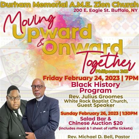 moving upward and onward together durham memorial a m e zion church