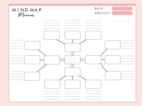 Free Blank Mind Map Template Pdf