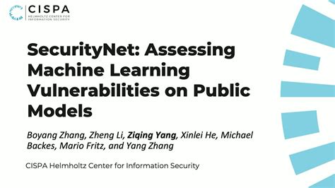Usenix Security 24 Securitynet Assessing Machine Learning