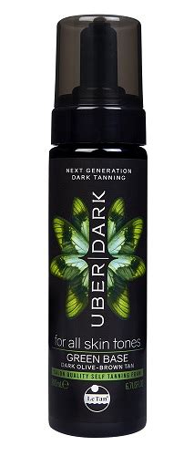 Le Tan Uber Dark Self Tanning Foam 200ml Green Base Le Tan