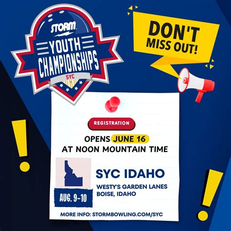 Storm Heres The Info For The 2025 Syc Idaho Entries 📅 Mark Your