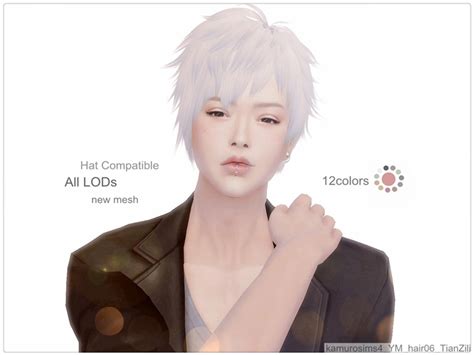 The Sims Resource Kamurosims4ymhair06tianzili