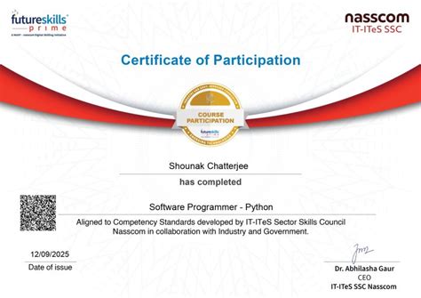 Python Nasscom Futureskillsprime Programming Softwaredevelopment