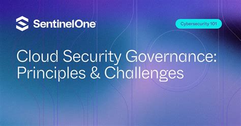 Cloud Security Governance Principles And Challenges