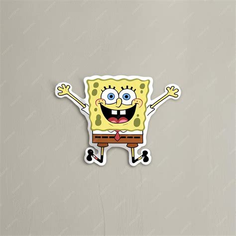 Premium Vector Spongebob Squarepants The Iconic Yellow Animated Character
