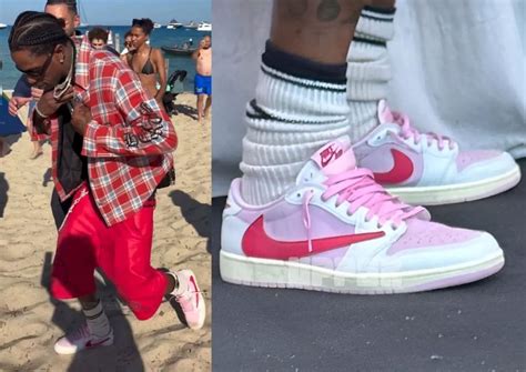 Travis Scott Présente Sa Air Jordan 1 Low Shy Pink Le Site De La Sneaker