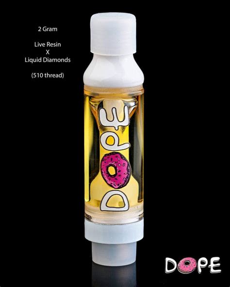 Dope 2 Gram Vape Cart Green Crack Pineapple Harmonized Hemp