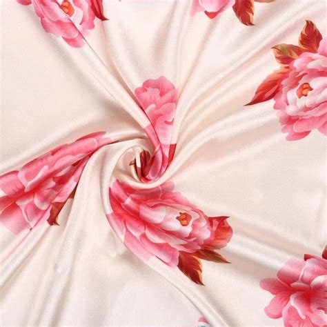 Japan Satin Digital Printed Fabric Floral Multicolour At ₹ 90meter