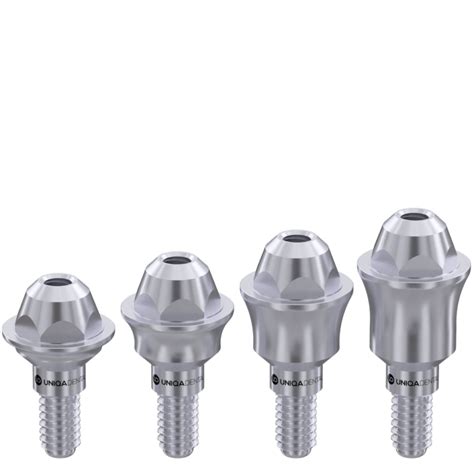 Straight Multi Unit Abutment D Type For Noris Medical® Internal Hex Regular Platform Uniqa Dental