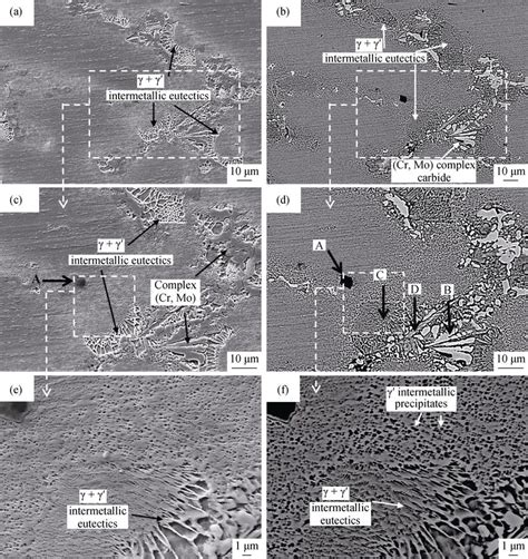 Sem Microphotographs Of The Microstructure Of Superalloy 1 At Different