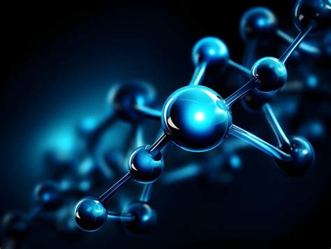 Captivating Molecular Structures In A Futuristic Medical Background