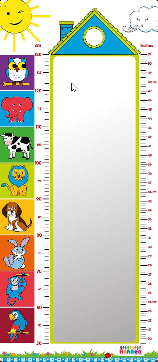 Height Chart Mirror Educational Classroom Mirrors Classroom Direct